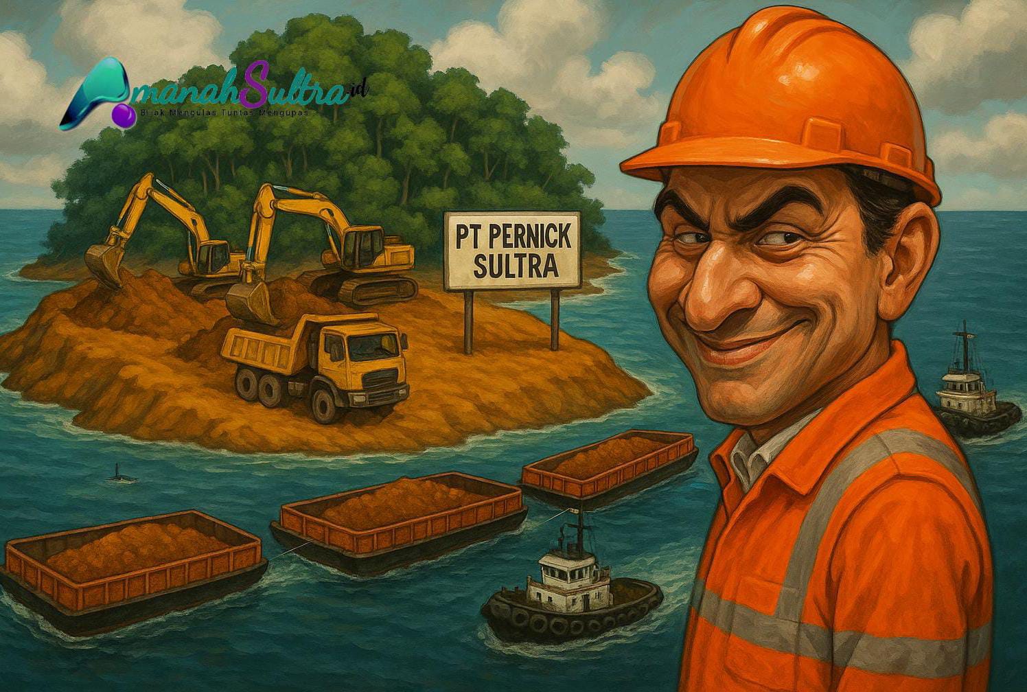 Tongkangnya Kerap Lalui Pulau Labengki? PT “Pernick Sultra” Tak Punya ...